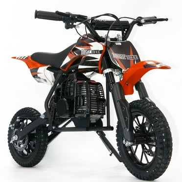 Oryxearth Mini Bike Gas Powered, 99cc Dirt Off Road Trail for Adults, 4-Stroke, 0.32gal, Red ...