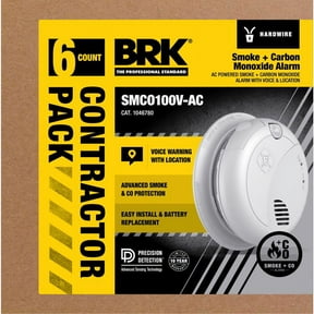 First Alert BRK SC7010BV: Hardwired Photoelectric Smoke and CO Detector ...