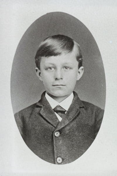 Print: Childhood Portrait Of Wilbur Wright, circa 1901 - Walmart.com