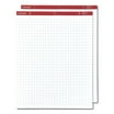 Universal Self-Stick Easel Pad, Unruled, 25 x 30, Sticky Flip Chart Paper, Large, White, 30 ...