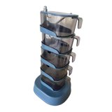 Condiment Jars Rotating Spice Jars Rotary Storage Rack Rotatable Spice ...