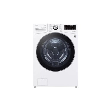LG WM3400CW 4.5 Cu.Ft. Compact Size White Electric Front Load Washer ...