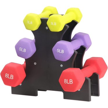 Magshion Neoprene Coated Dumbbell Hand Weights 2 lbs, Set of 2 , Anti ...