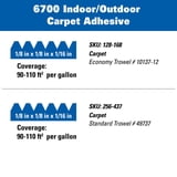 Roberts 6700 Beige Indoor Outdoor Carpet Adhesive, Solvent Free, 946 ml ...