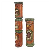 Design Toscano Aloha Hawaii Tiki Sculpture: Set of two - Walmart.com