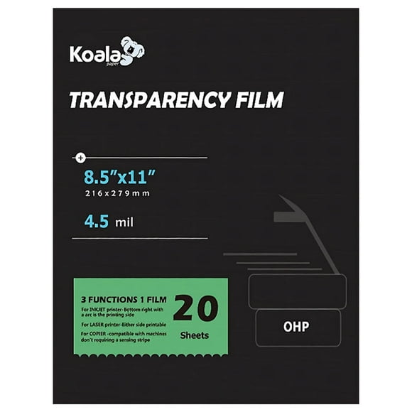 Inkjet Printable Transparency Film