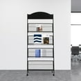 Miumaeov 4 Tier Freestanding Magazine Rack Brochure Display Stand ...