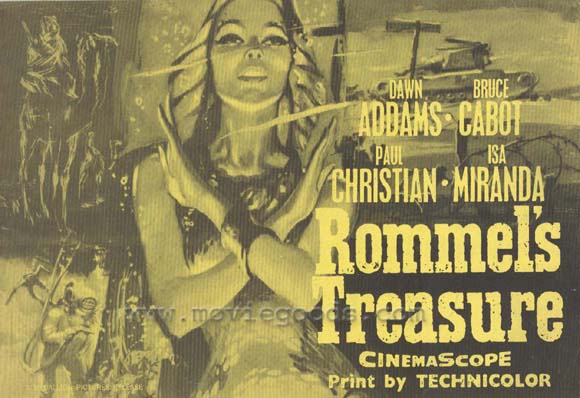 Rommel's Treasure - movie POSTER (Style A) (11" x 14") (1961) - Walmart.com