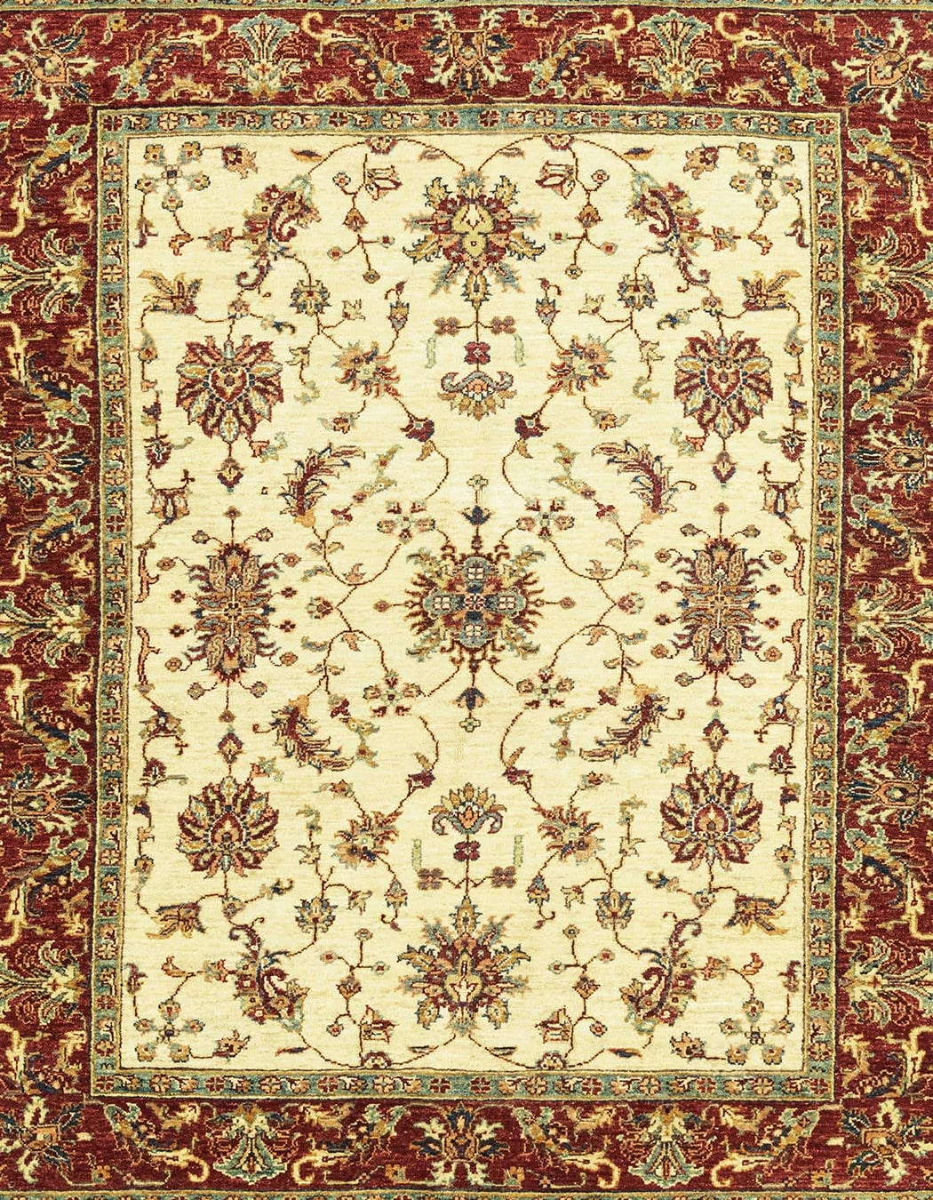 Ahgly Company Indoor Rectangle Abstract Mustard Yellow Abstract Area ...