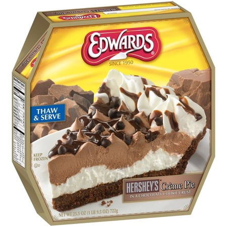 Edwards Hersheys Chocolate Creme Pie, 25.5 oz - Walmart.com
