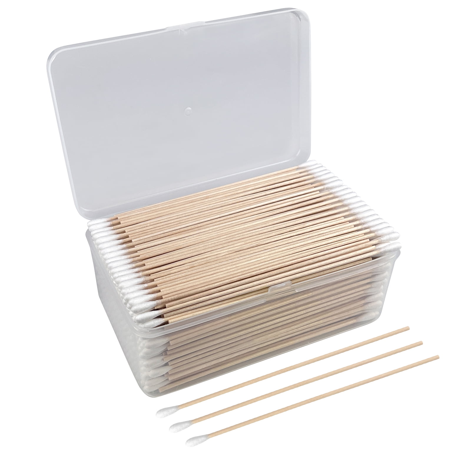 500 Pcs Long Cotton Swabs For Hard-to-reach Area Cleaning, 6 Inch Gun ...
