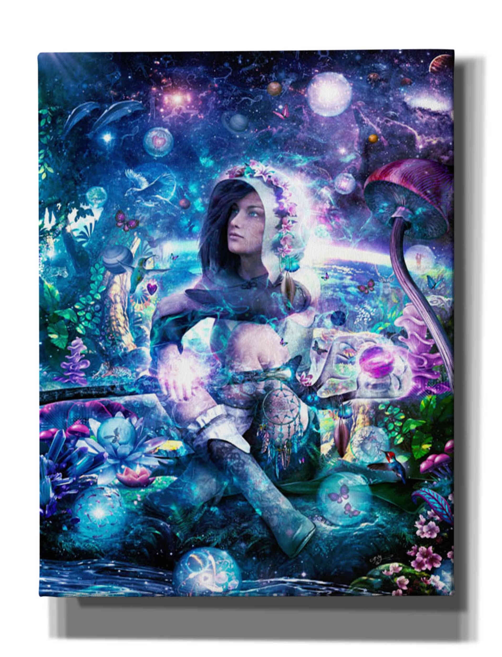 Epic Graffiti 'Observing Our Celestial Synergy' by Cameron Gray, Canvas ...