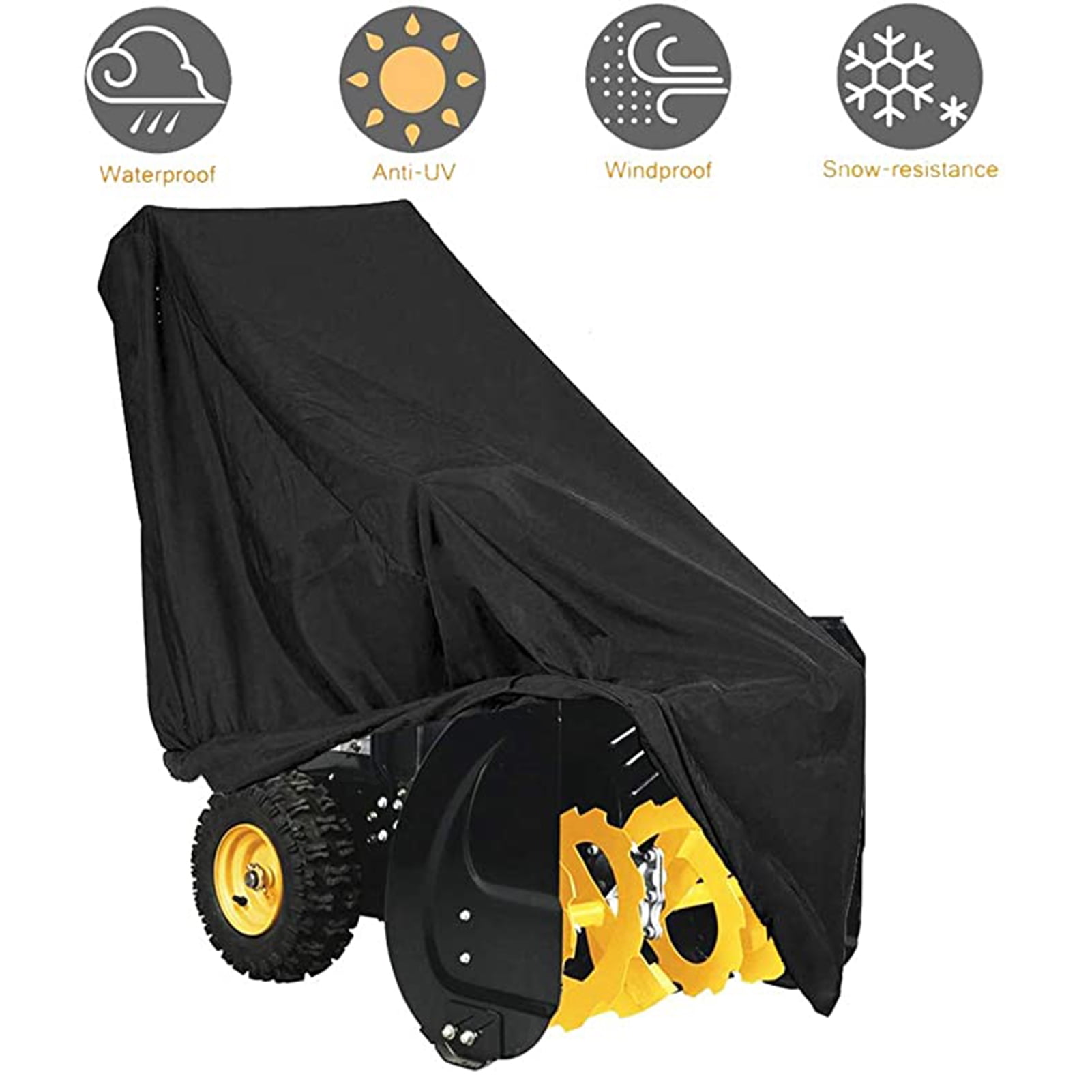 SPRING PARK Snow Blower Cover, Snow Thrower Cover Waterproof Snowblower ...