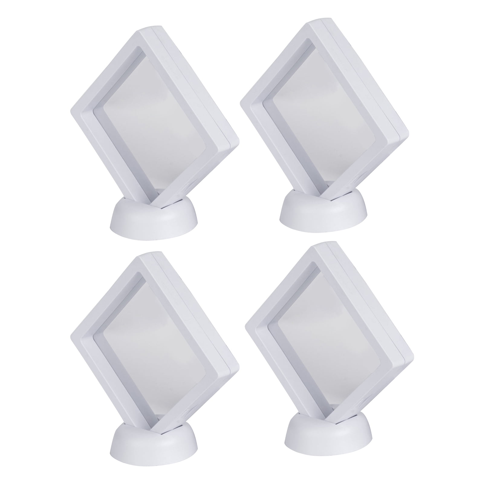 Round Edge Ring Display Box Practical Plastic Box with Dustproof Design ...