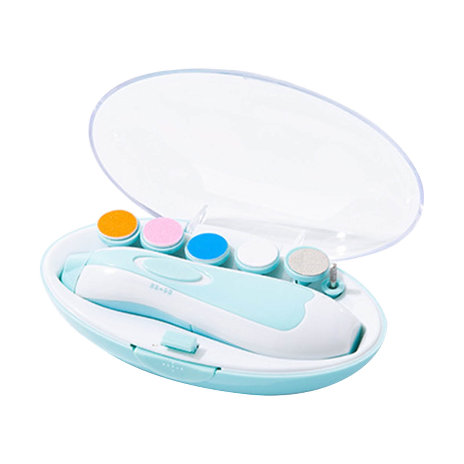 Click here for Domqga Infant Nail Trimmer  Sky Blue Cordless Elec... prices