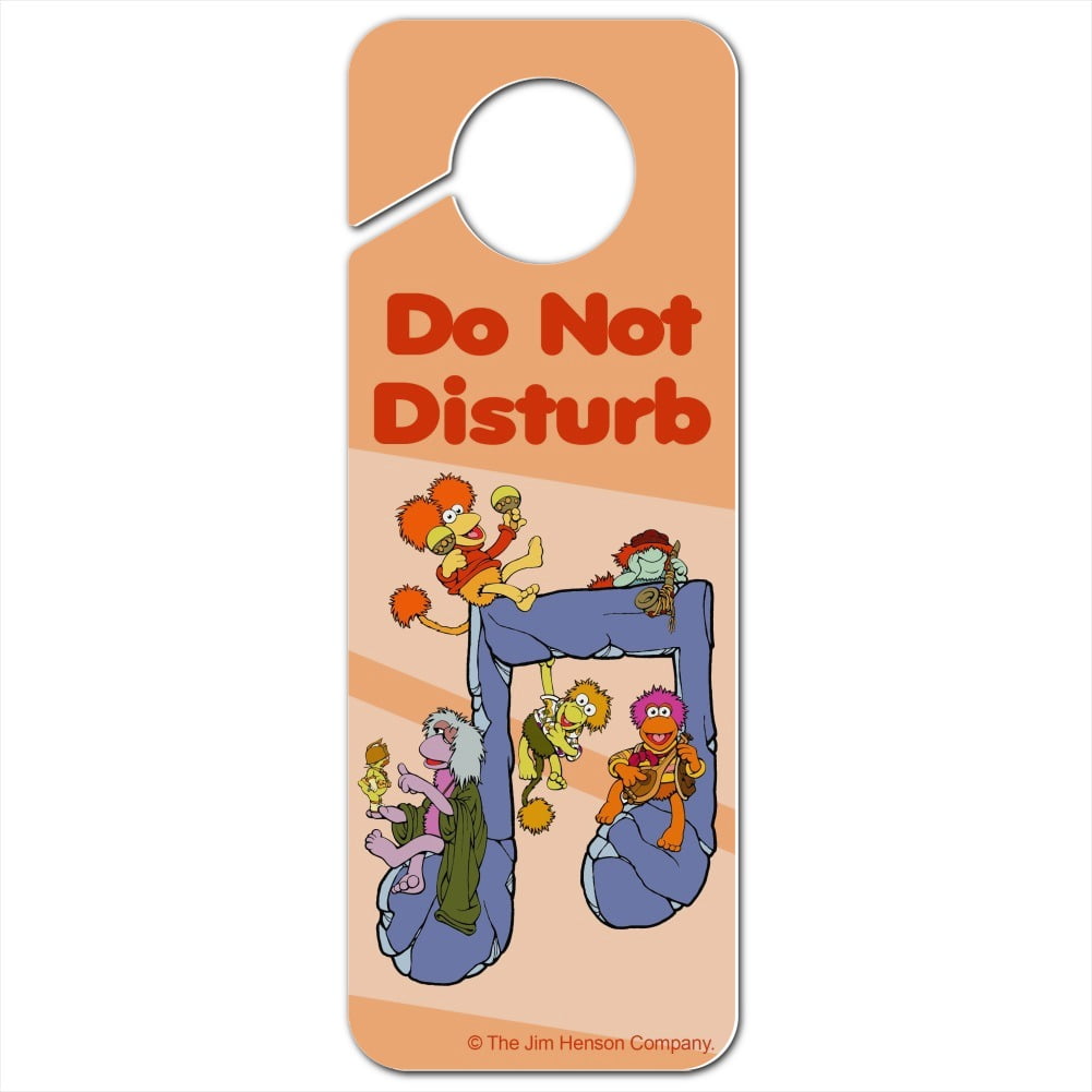Fraggle Rock Music Note Plastic Door Knob Hanger Sign - Walmart.com