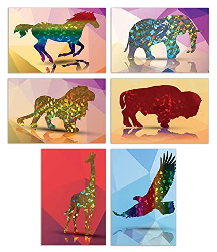 Paper & Party Supplies Greeting Cards 4 pack Pack Greetings cards Blank ...