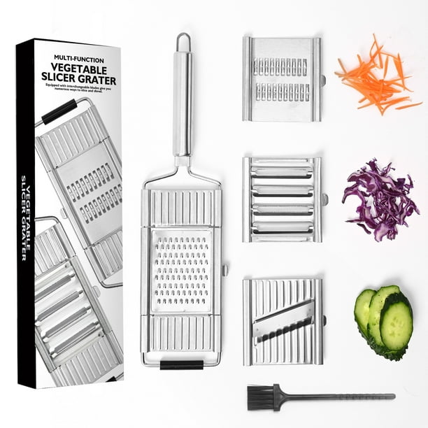 Jinsinto 4 in 1 Kitchen Tool, Multifunction Vegetable Cutter with 3 ...
