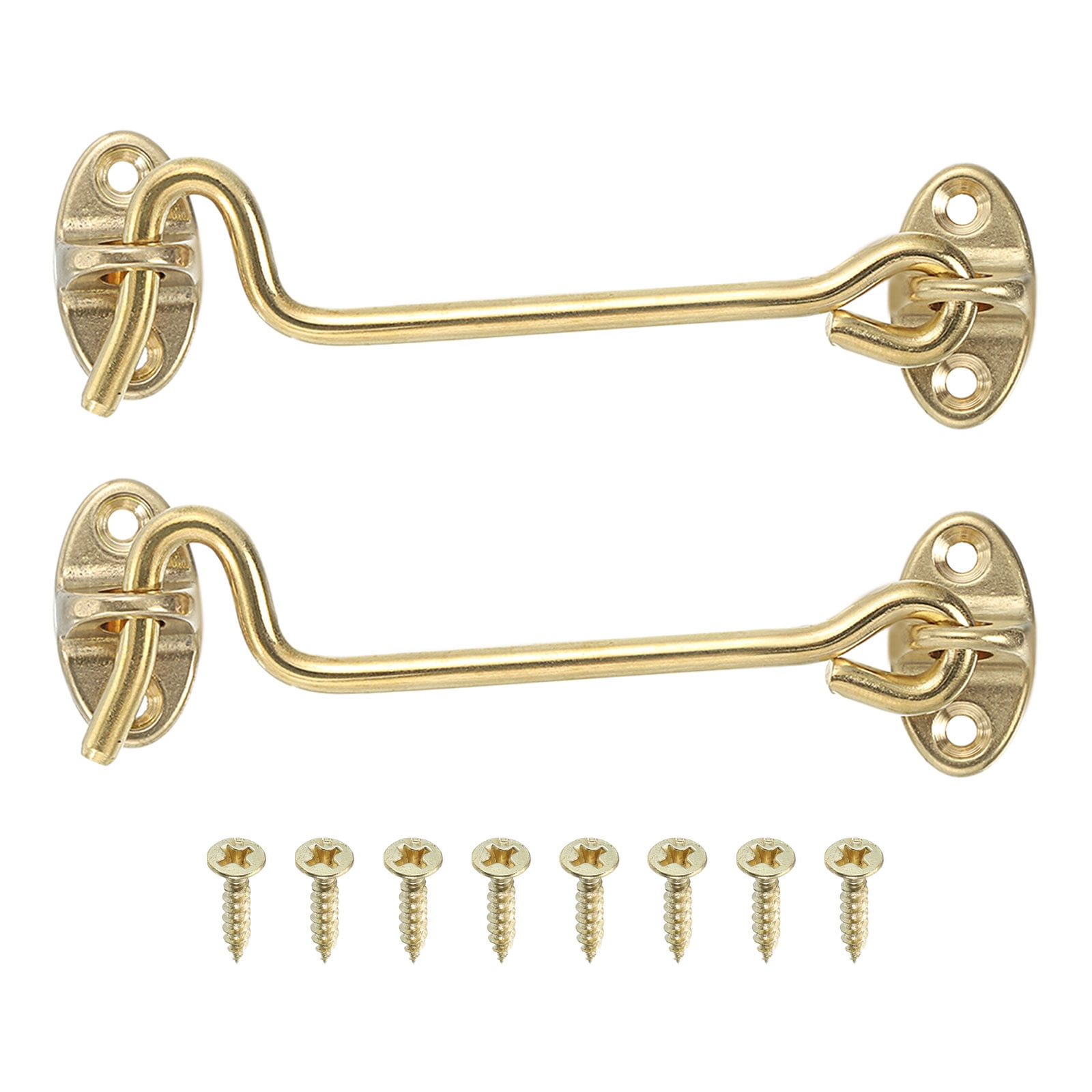 Click here for Uxcell 2pcs 4 Hook And Eyes Catch Door Latch Locks... prices