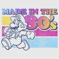 Men's Nintendo Mario Made in the Eighties Graphic Tee White Small ...