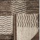 SAFAVIEH Kilim Jasmine Checkered Wool Area Rug, Light Grey/Brown, 5' x ...
