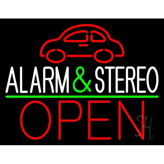 Clock Repair Block Open Yellow Line LED Neon Sign 24 x 31 - inches ...