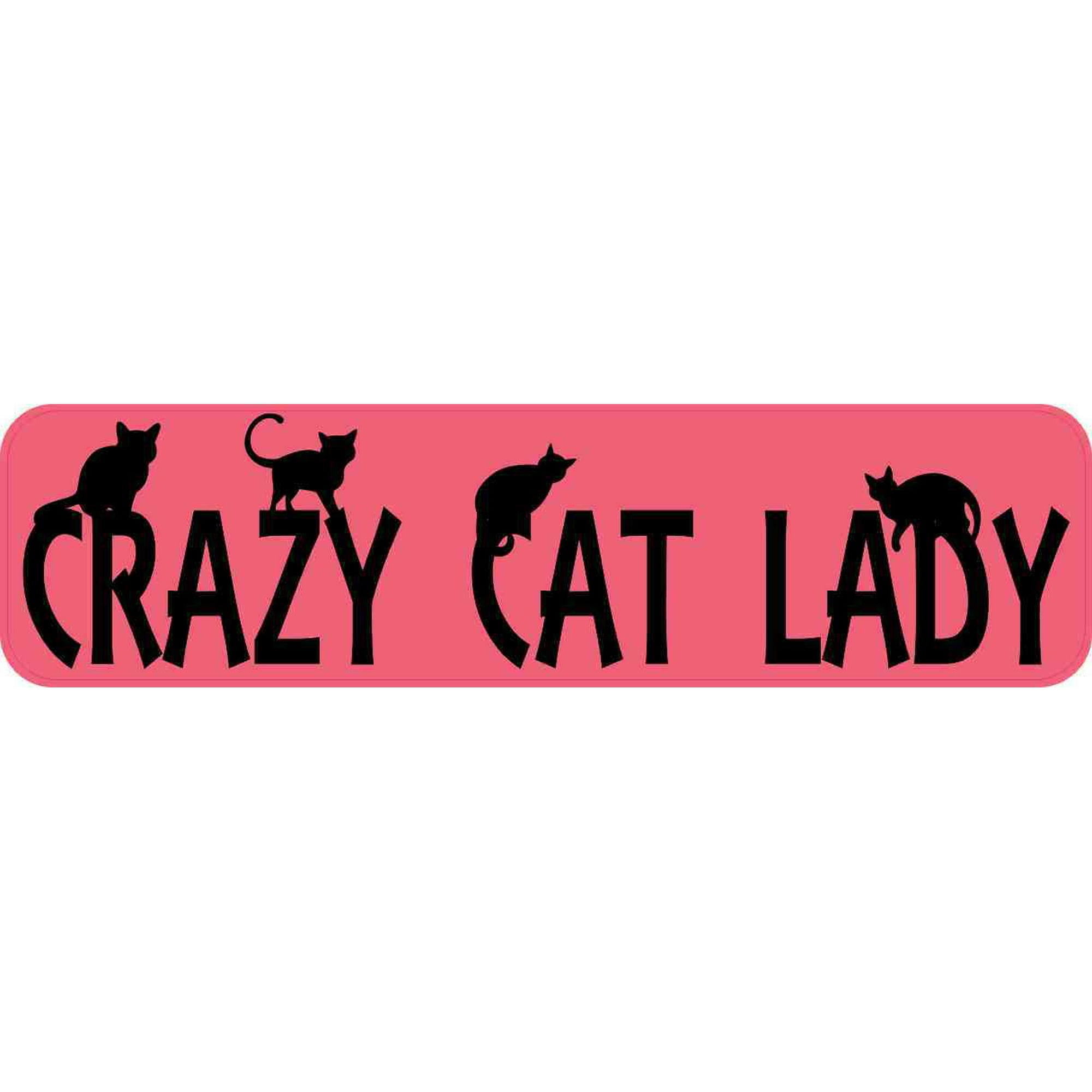 Crazy Cat Lady Car Decal
