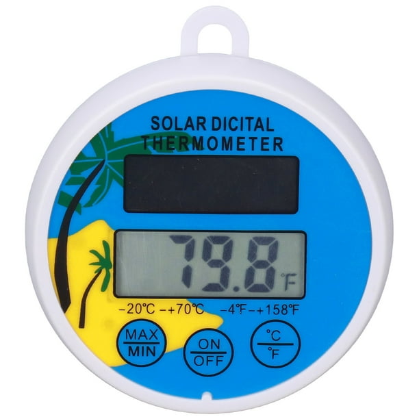 Digital Solar Thermometer,Solar Thermometer Minimum Maximum Solar Pool ...