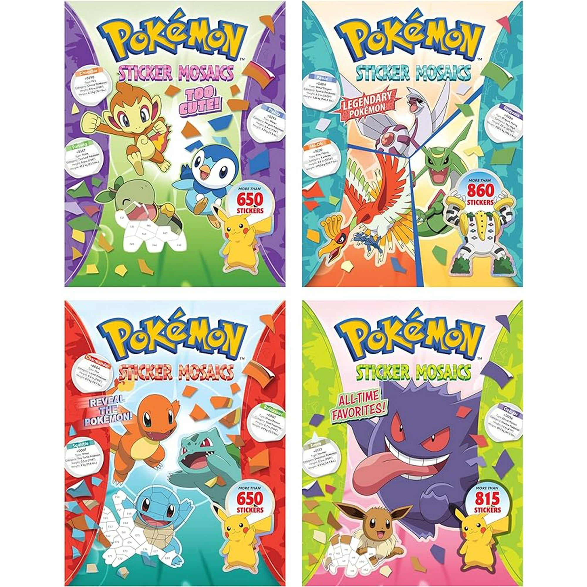 Click here for Papp Pokémon Sticker Mosaics - Set Of 4 Sticker 27... prices