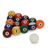 Billiard Pool Ball Deluxe Set 2 ¼” - 57.2 mm - Walmart.com