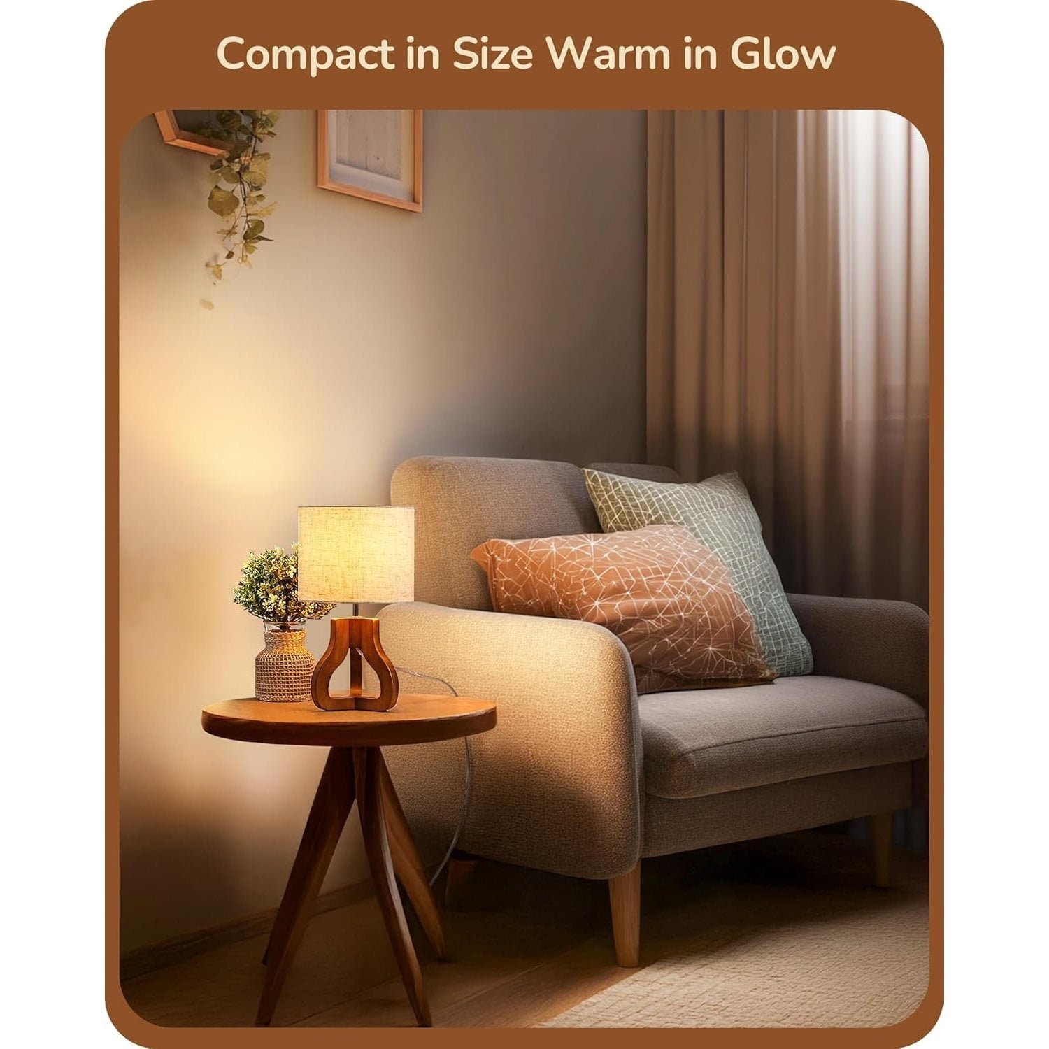 Click here for Unbranded 14.6 Modern Table Lamp  Rose Wood Tripod... prices