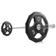 Philosophy Gym 25 LB Pair Rubber Coated 2-Inch Olympic Weight Plates ...