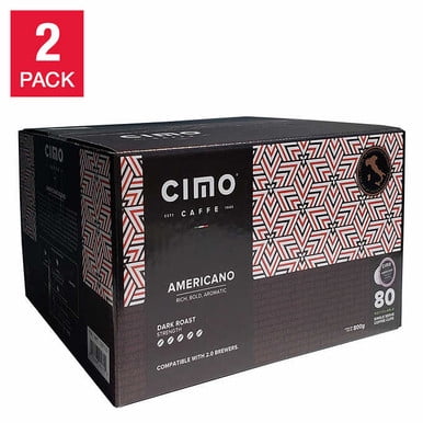 Caffe Cimo Americano Coffee, 2-packs of 80 K-Cup Pods | Walmart Canada