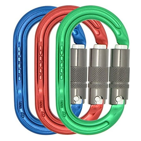 DMM Ultra Oval Locking Carabiner - Lock Safe 3 Color Pack | Walmart Canada