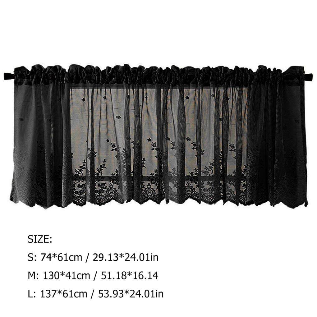 Click here for Ruzhgo Modern Lace Jacquard Window Curtain Valance... prices