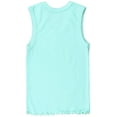 ToBeInStyle Girls' Pack of 4 Ultra-Soft Cotton Tank Tops w/ Ruffle Hem ...