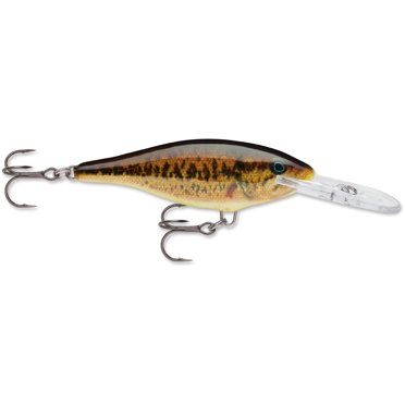 Rapala Shad Rap Lure Freshwater, Size 08, 3 1/8" Length, 8'-15' Depth ...