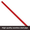 6 FT Heavy Duty Pry Bar with Wheels - 3 Ton (6600 LBS) Capacity Steel ...