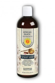 African Black Liquid Soap Natural Sunfeather 16 oz Liquid - Walmart.com