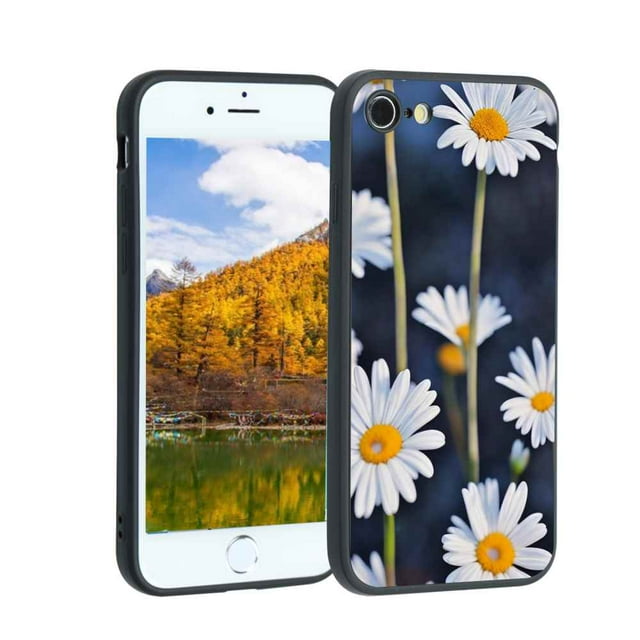 Compatible with iPhone 8 Phone Case, Daisies232 Case Silicone ...