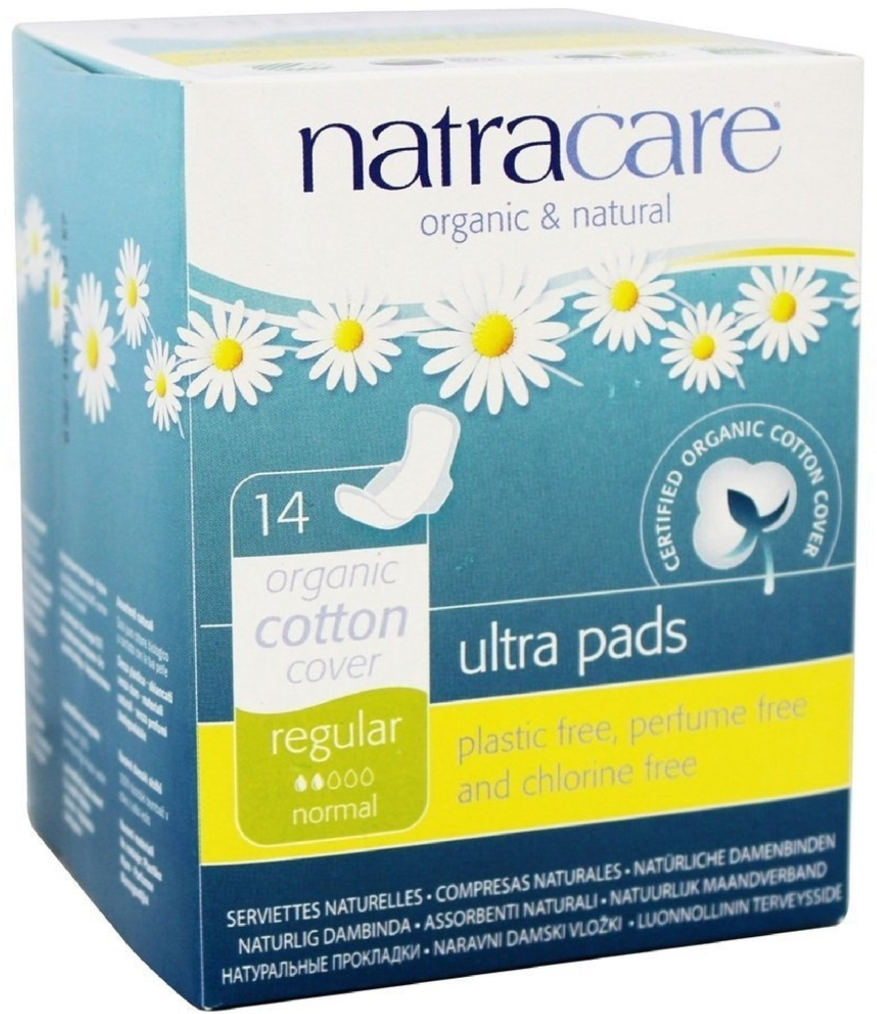 Natracare Natural Ultra Pads with Wings, Regular 14 ea - Walmart.com