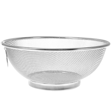Walbest Stainless Steel Rice Sieve Bowl, Fine Mesh Strainer, Large ...
