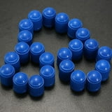 100-Pack Lot Blue Plastic Valve Stem Caps Covers Wheel Tire Air Car ...