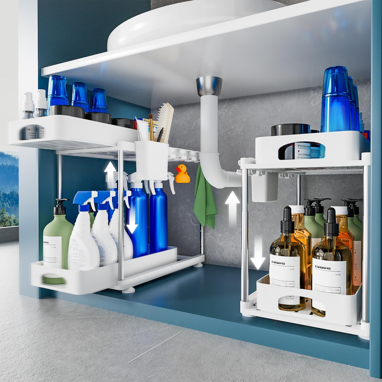 Click here for Verifost 2 Pack Under Sink Organizers And Storage... prices