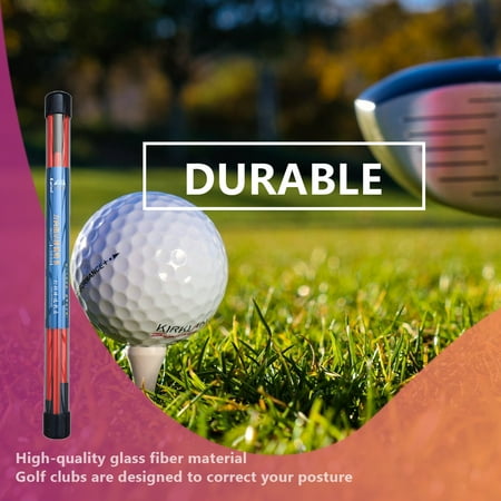 2 Pcs Foldable Golf Alignment Stick Fiberglass with Elastic Rope ...