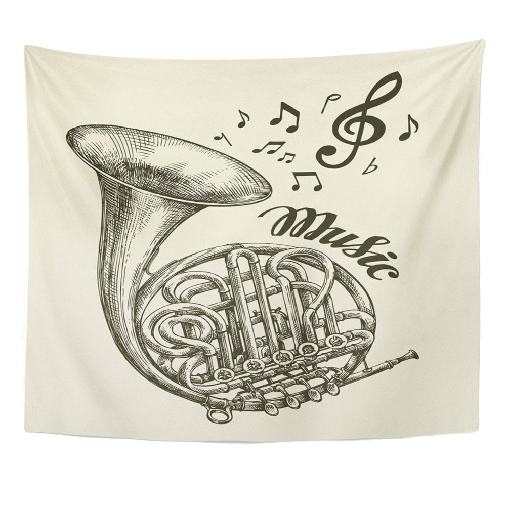 French Horn Sketch