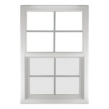 Double Pane Windows 36" x 16" White Vinyl Transom Window, Argon Filled ...