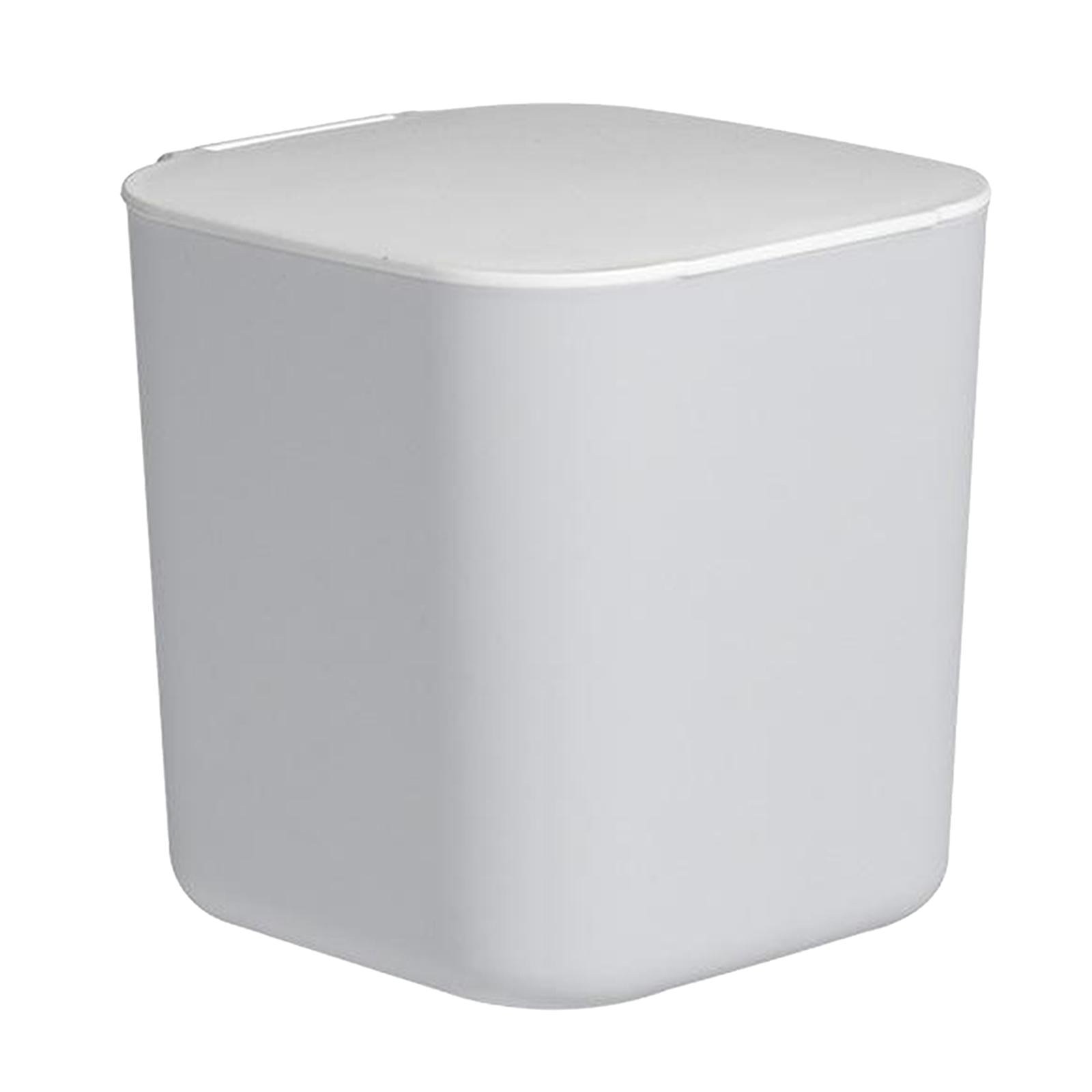 4L Garbage Recycling Bin Trash Can Wastebasket with , Durable & Easy to ...