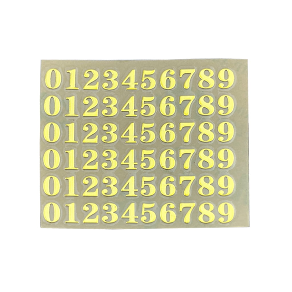 TIERPOP Letter Sticker Self Adhesive Letters Numbers Stickers for Grad ...