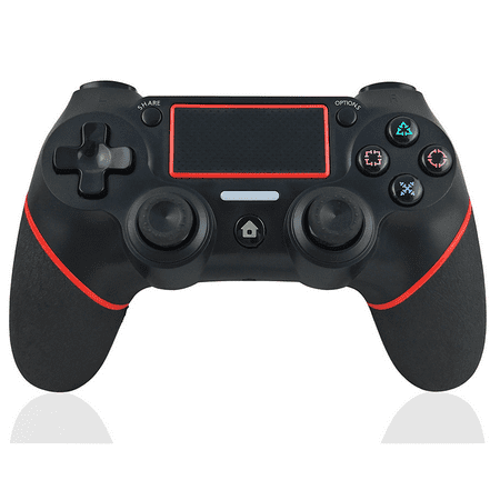 PS4 Controller Wireless Controller Gamepad with double vibration and 3 ...